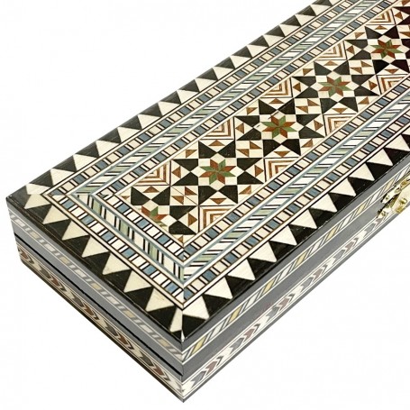 Flat rectangular inlay case