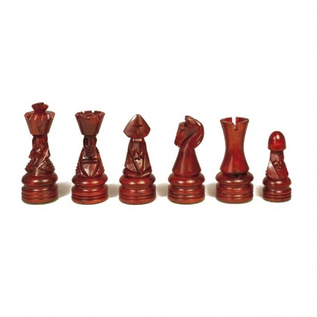 Moors and Christians Crown chess pieces made of Boxwood. Hand carved by ...